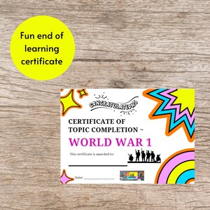 World War I Remembrance Day Study Unit Digital WWI Worksheets and ...