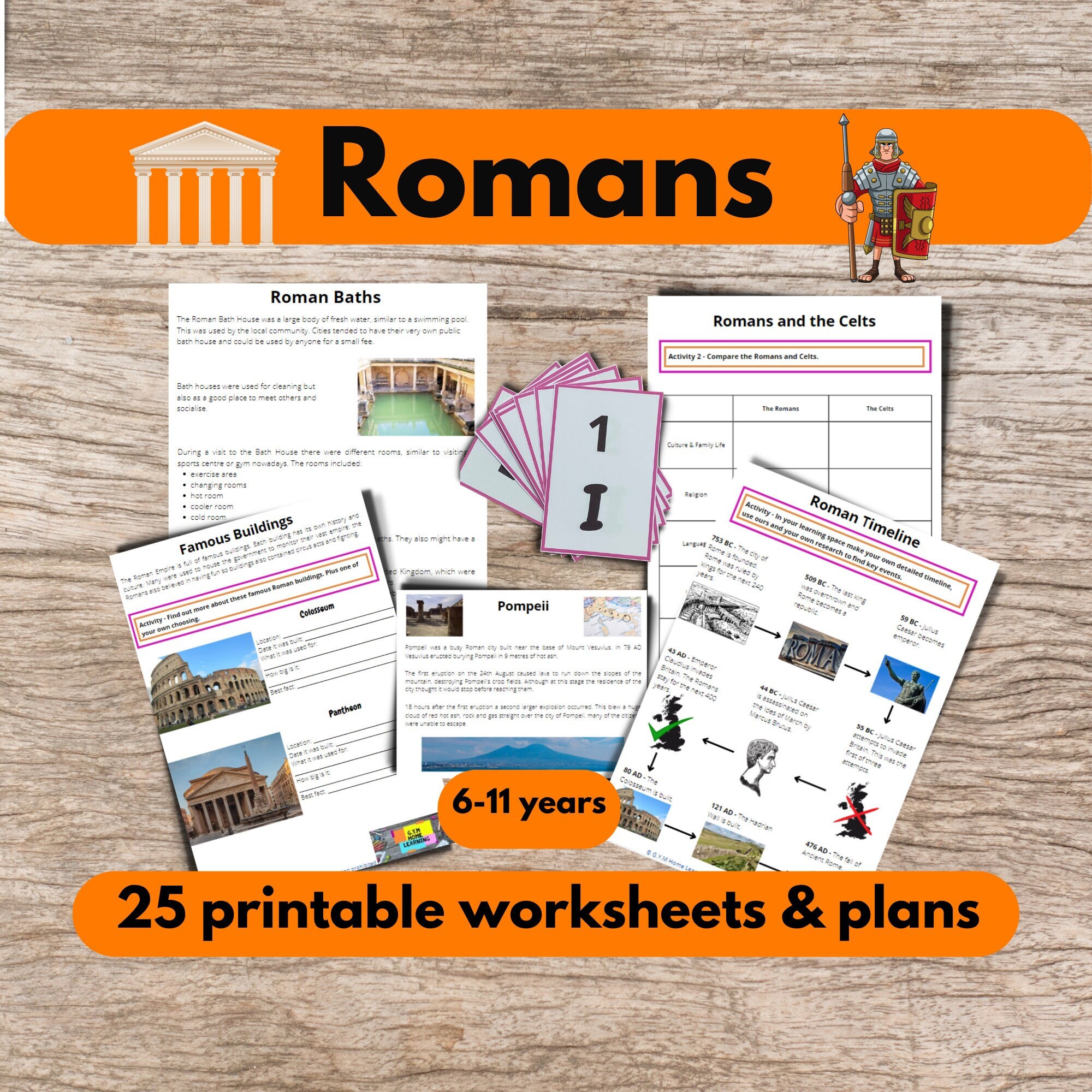 Ancient Rome Educational Worksheets and Planning Printable - Etsy