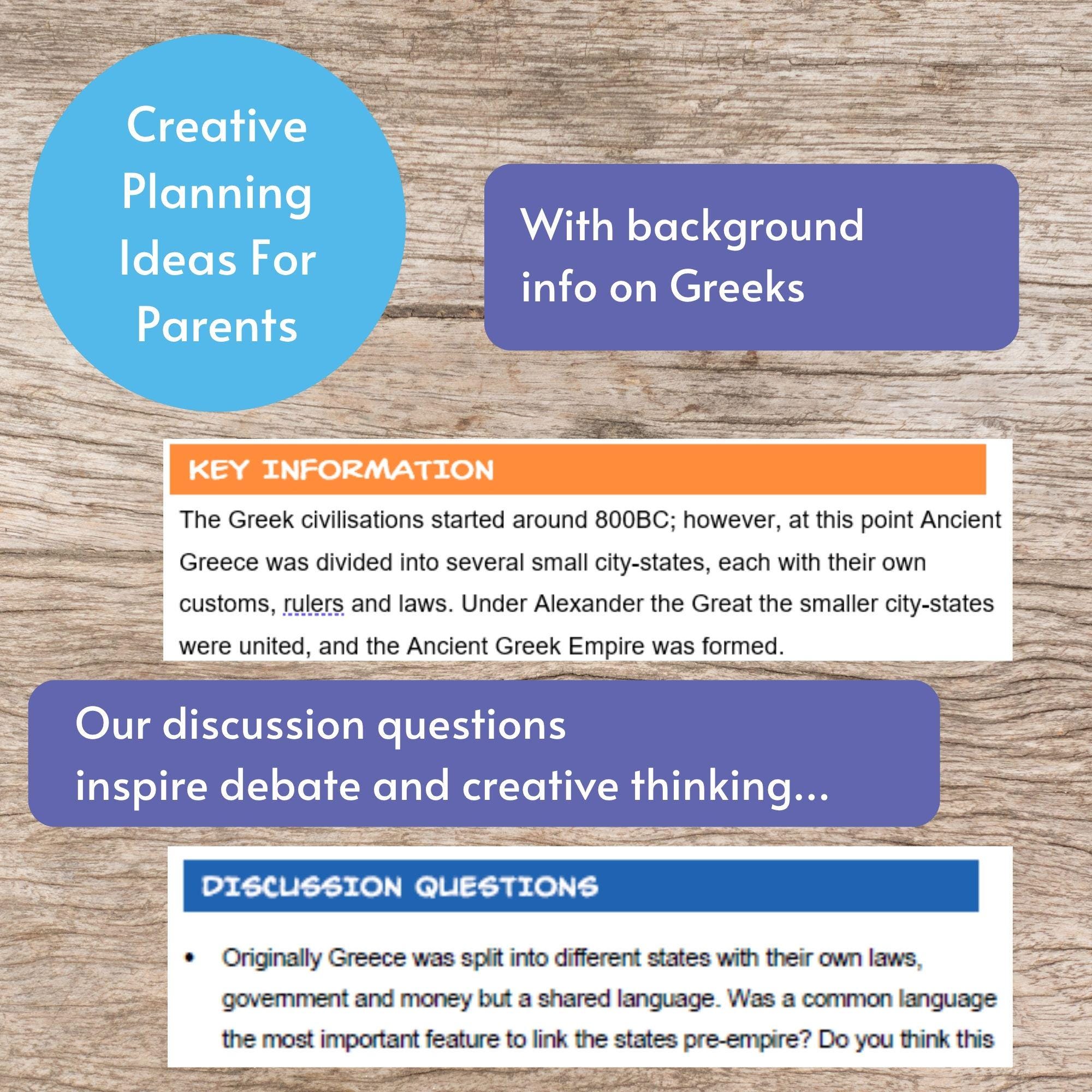 Ancient Greek Study Unit Printable Kids Ancient Greece Activities or ...