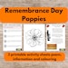 World War I Remembrance Day Study Unit Digital Worksheets and Planning ...