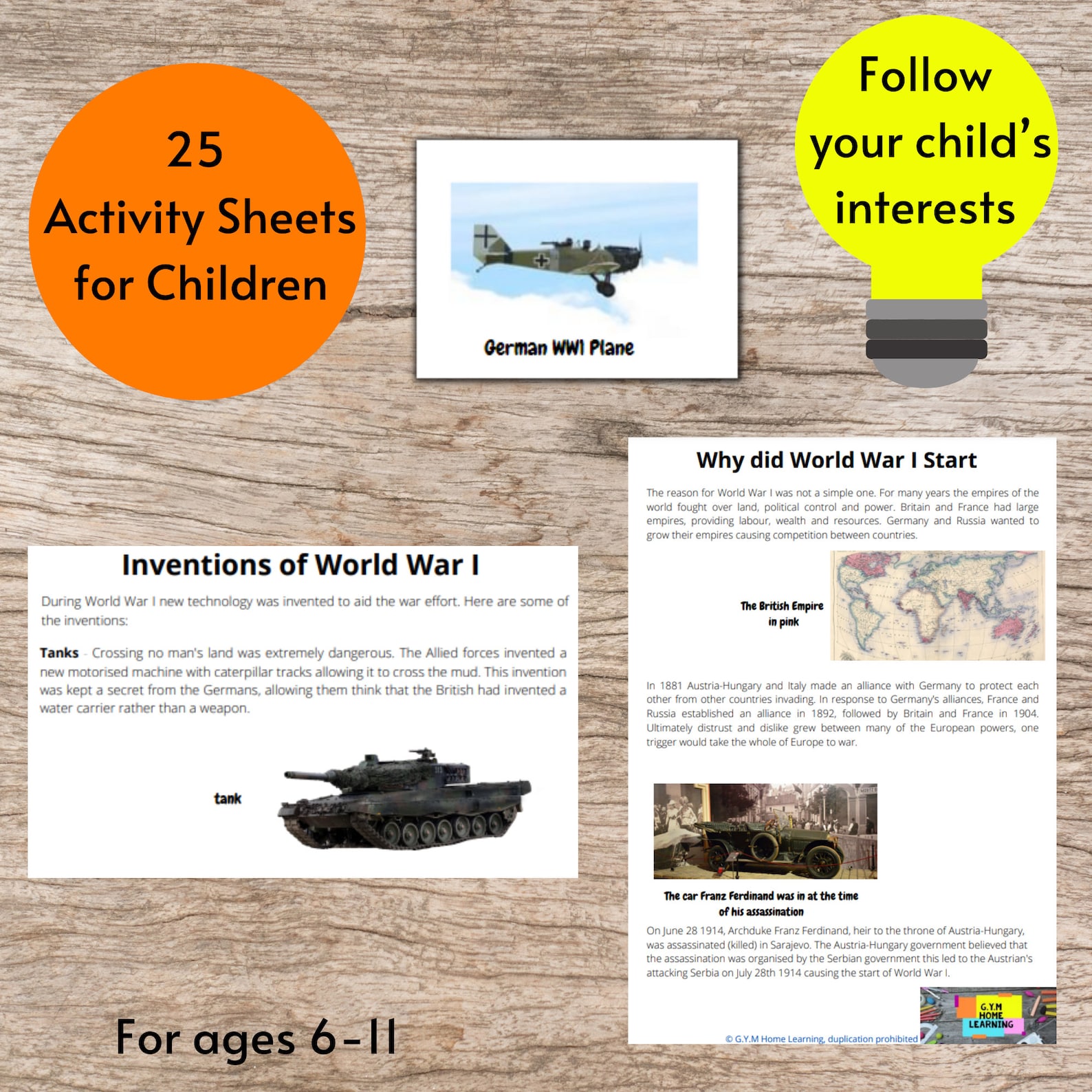 World War I Remembrance Day Study Unit Digital Worksheets and Planning ...