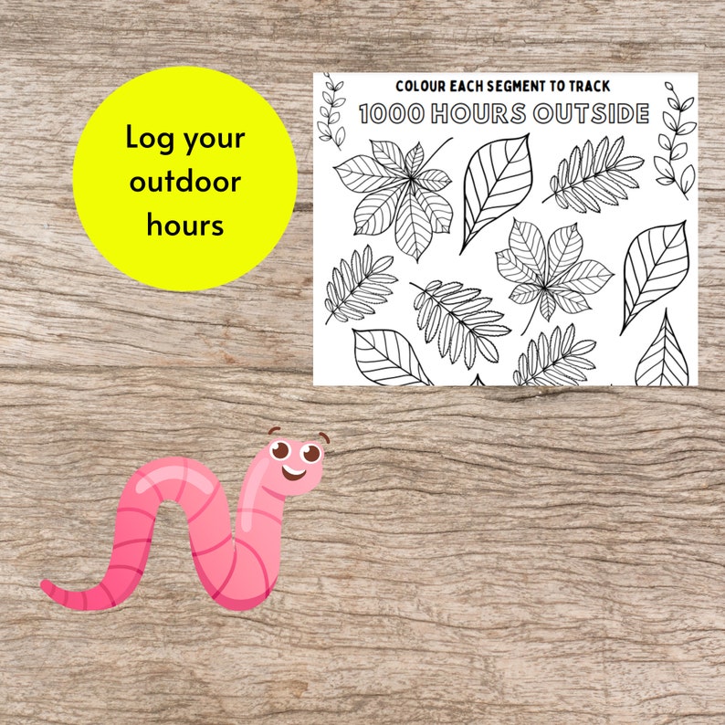 1000 Hours Outdoors Colouring Worksheets Home Education or Home ...
