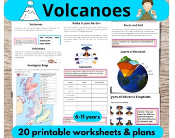 Volcano Natural Disasters Science Cards Homeschool - Etsy