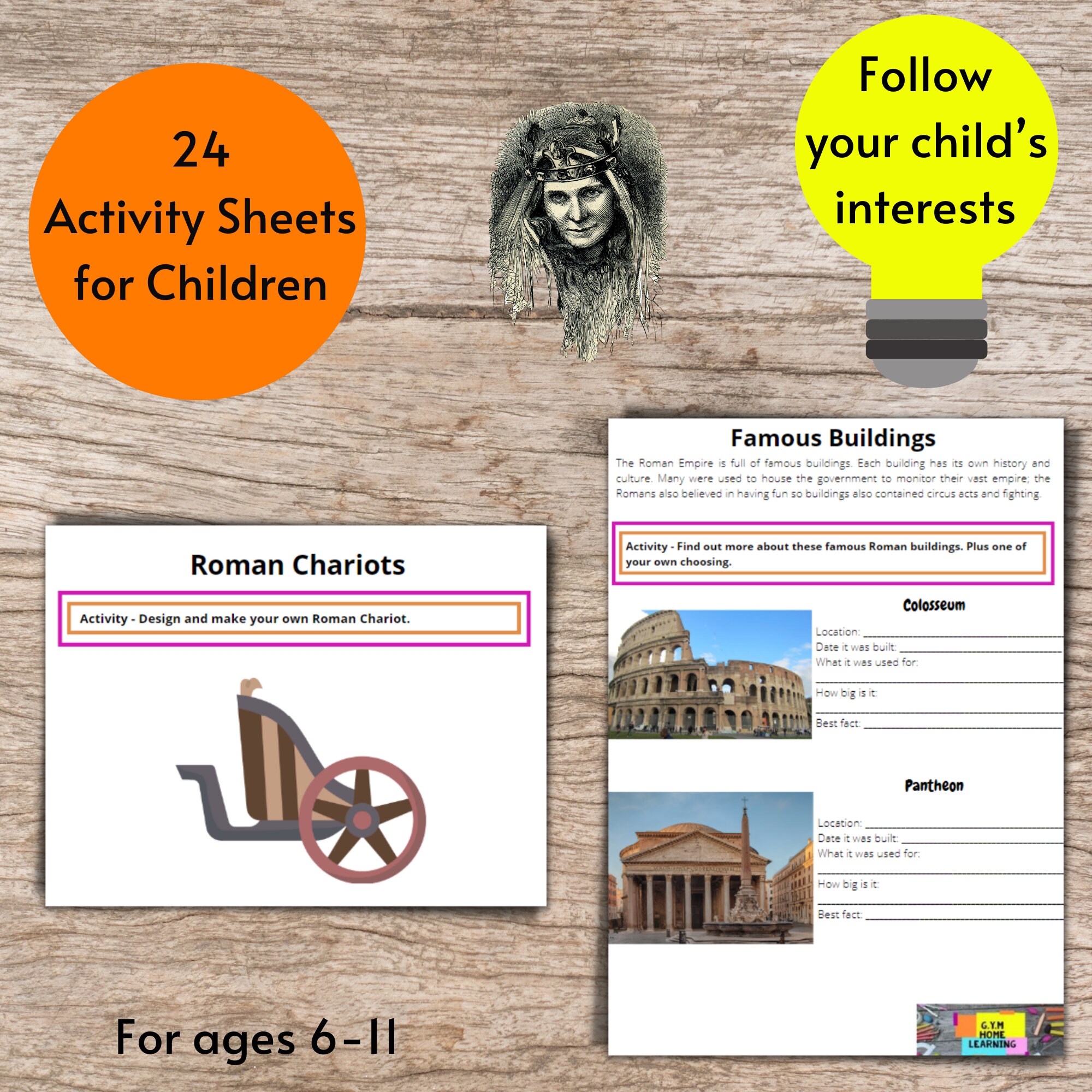 Ancient Rome Educational Worksheets and Planning Printable Home ...
