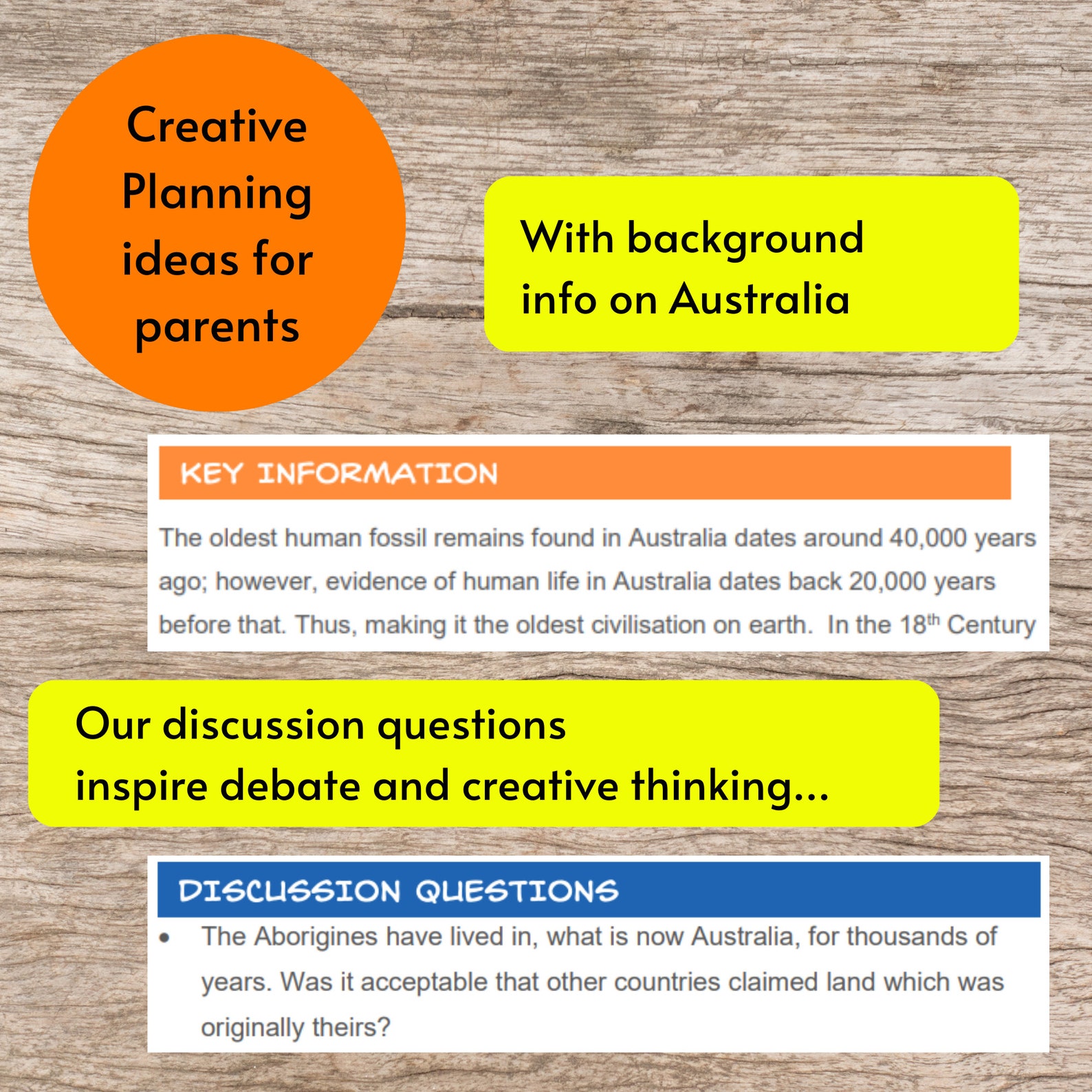 Australia Printable Worksheets and Teaching Unit Home Education or ...