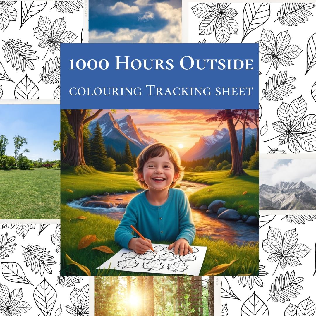 1000 Hours Outdoors Colouring Worksheets Home Education or Home ...