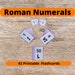Digital Roman Numeral Flashcards 42 Printable Home Education ...
