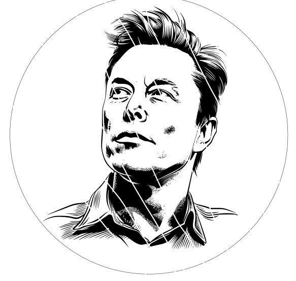 Elon Musk Vector Portrait for CNC Engraving Machine - Etsy