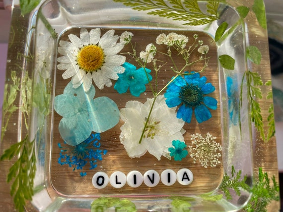 Pressed flower Ashtray Home Décor Decorative Trays etna.com.pe