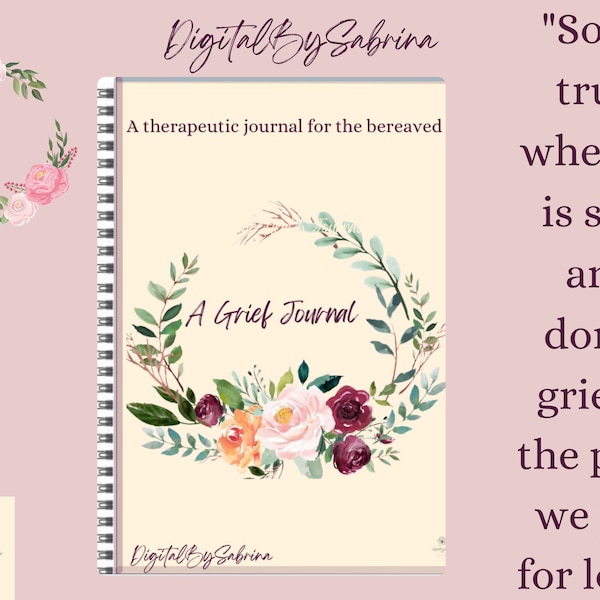 Grief Journal Printable - Etsy