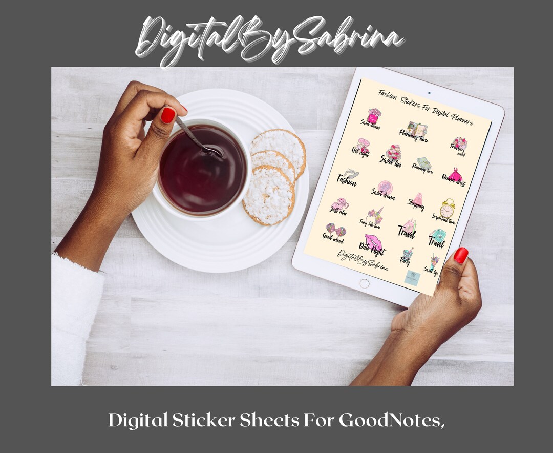 Hojas de pegatinas digitales para GoodNotes, widgets de estantería de ...