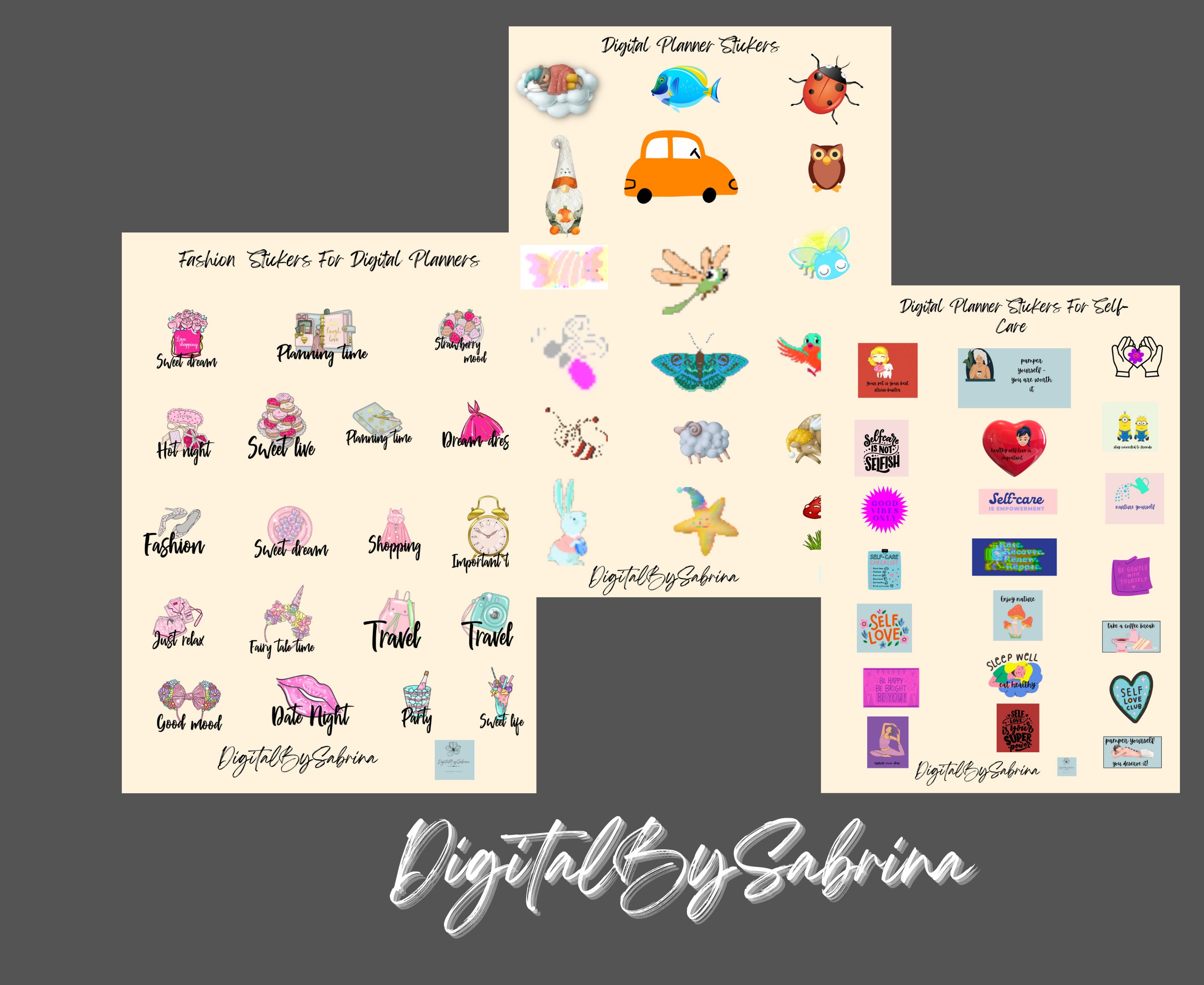 Hojas de pegatinas digitales para GoodNotes, widgets de estantería de ...