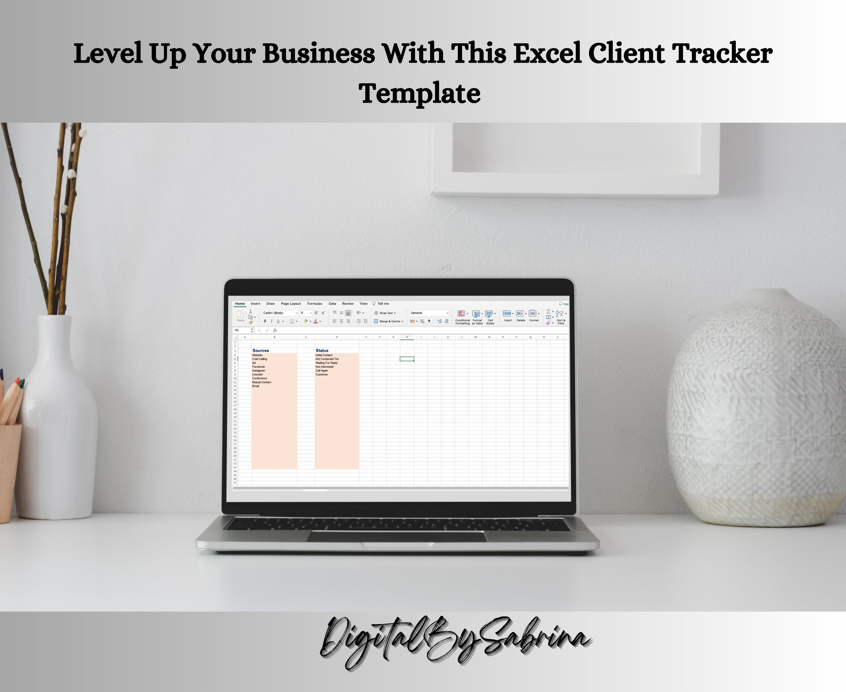 Efficient Excel Client Tracker Template Small Business Simplify ...