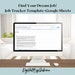 The Ultimate Job Search Tracker Google Sheets Template, Track and ...