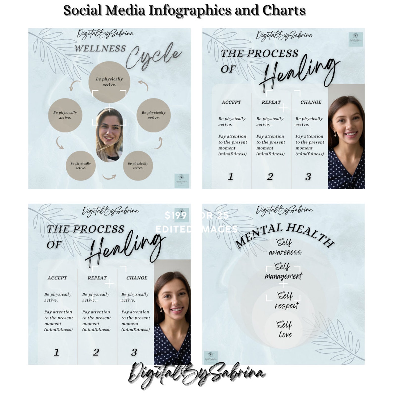 Infographics/charts Instagram Bundle Engaging Visuals for Content ...