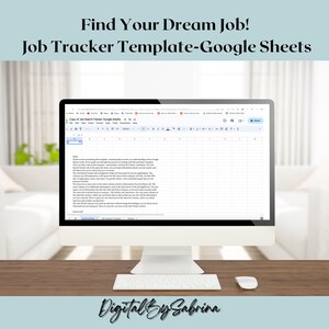 The Ultimate Job Search Tracker Google Sheets Template, Track and ...