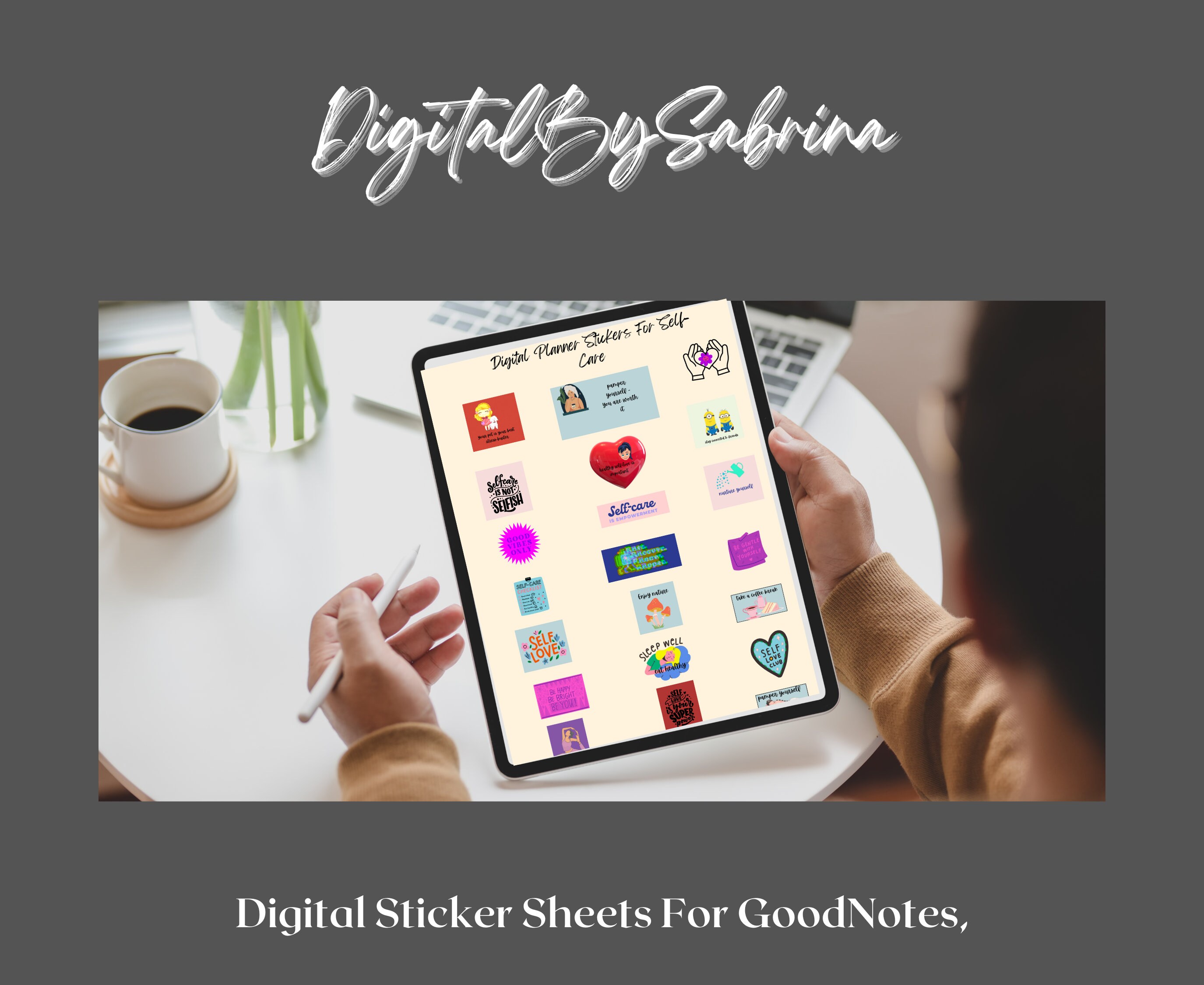 Hojas de pegatinas digitales para GoodNotes, widgets de estantería de ...