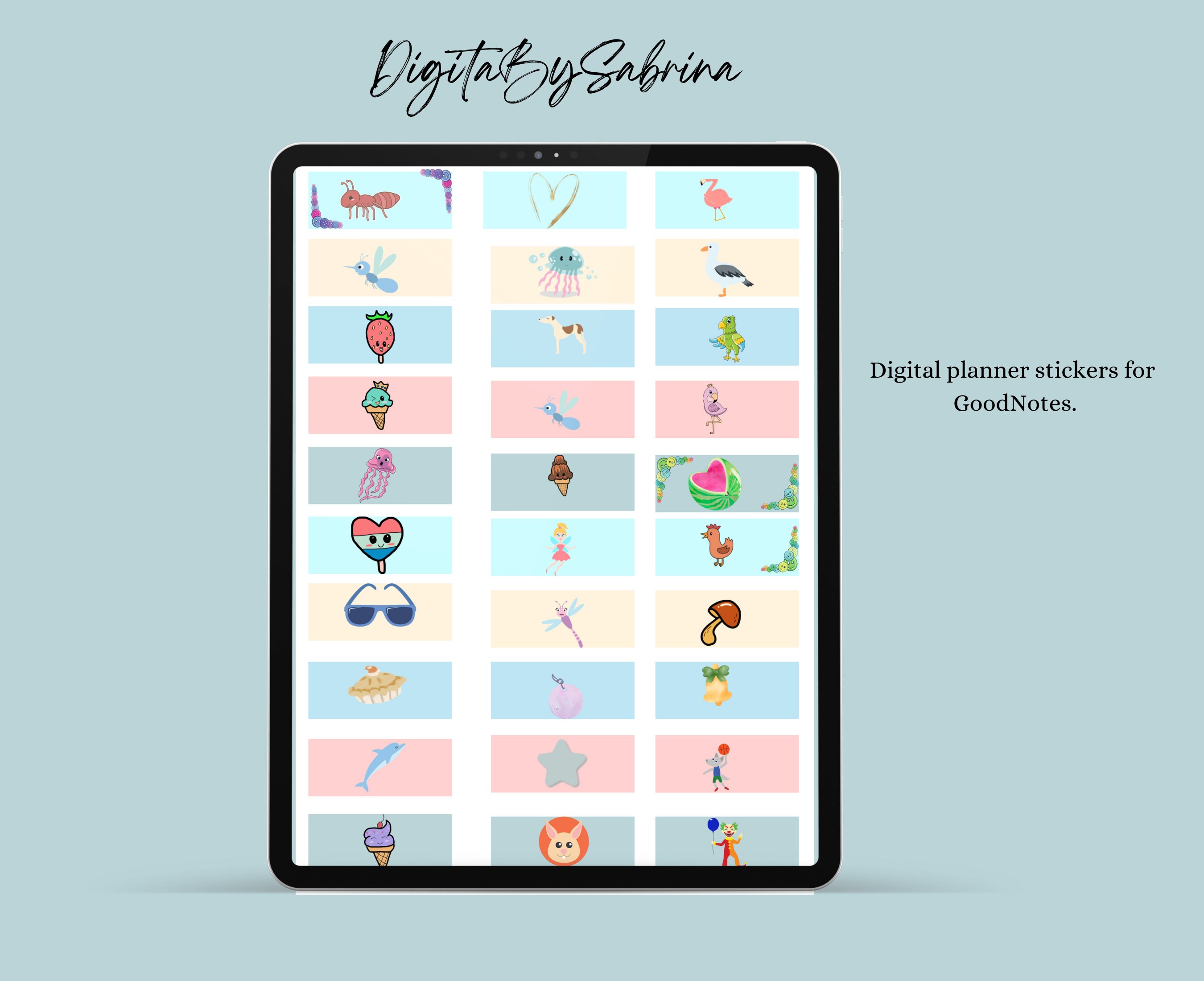 Goodnotes Stickers, Digital Clipart for Planners, Journal & Planner ...