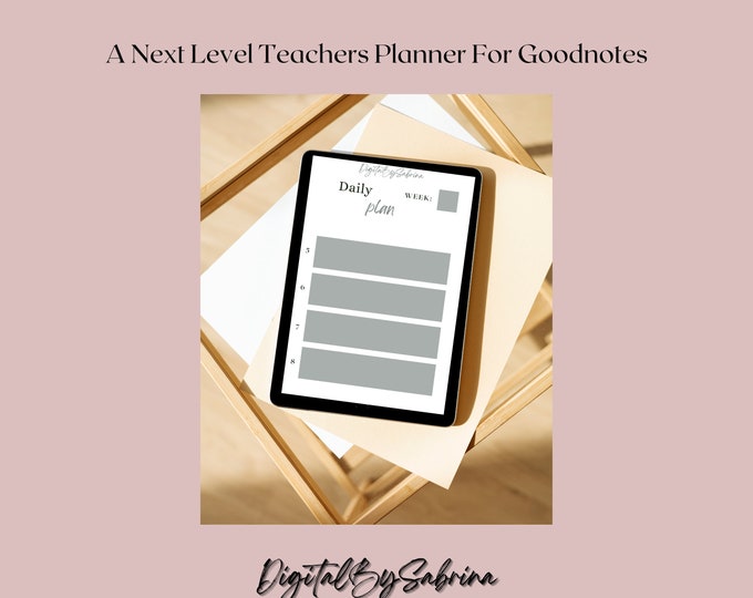 The Perfect Digital Teacher Lesson Planner for Productive Days ...