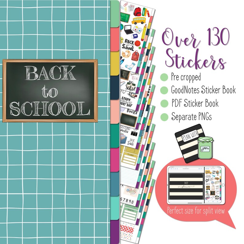 Back to School Sticker Sidekick - Etsy