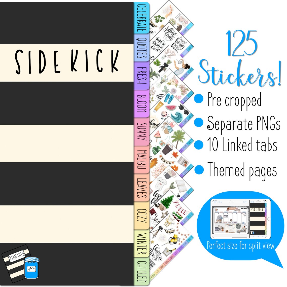 Starter Sidekick Sticker Book - Etsy