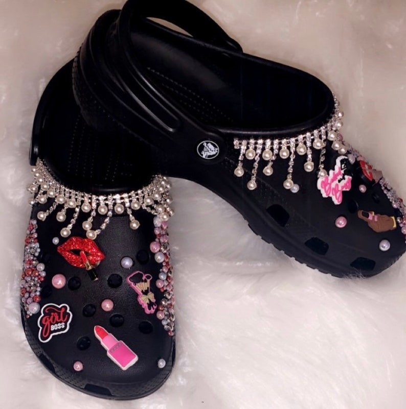 Medium Bling Crocs - Etsy