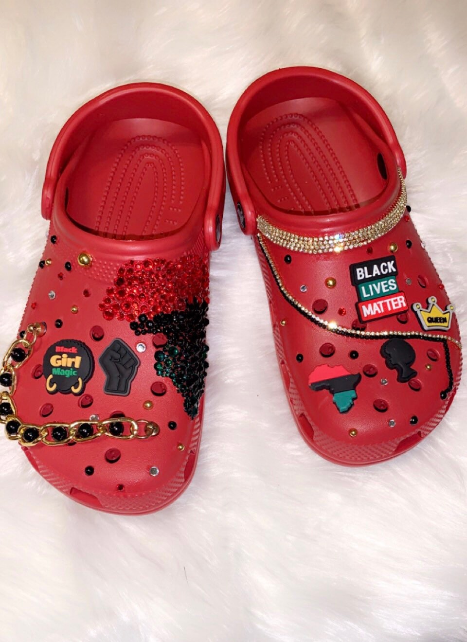 Medium Bling Crocs - Etsy