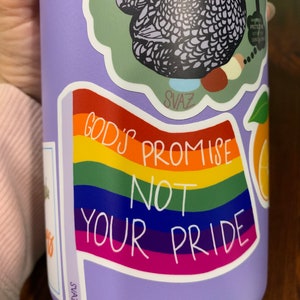 God’s Promise Not Your Pride Sticker - Etsy
