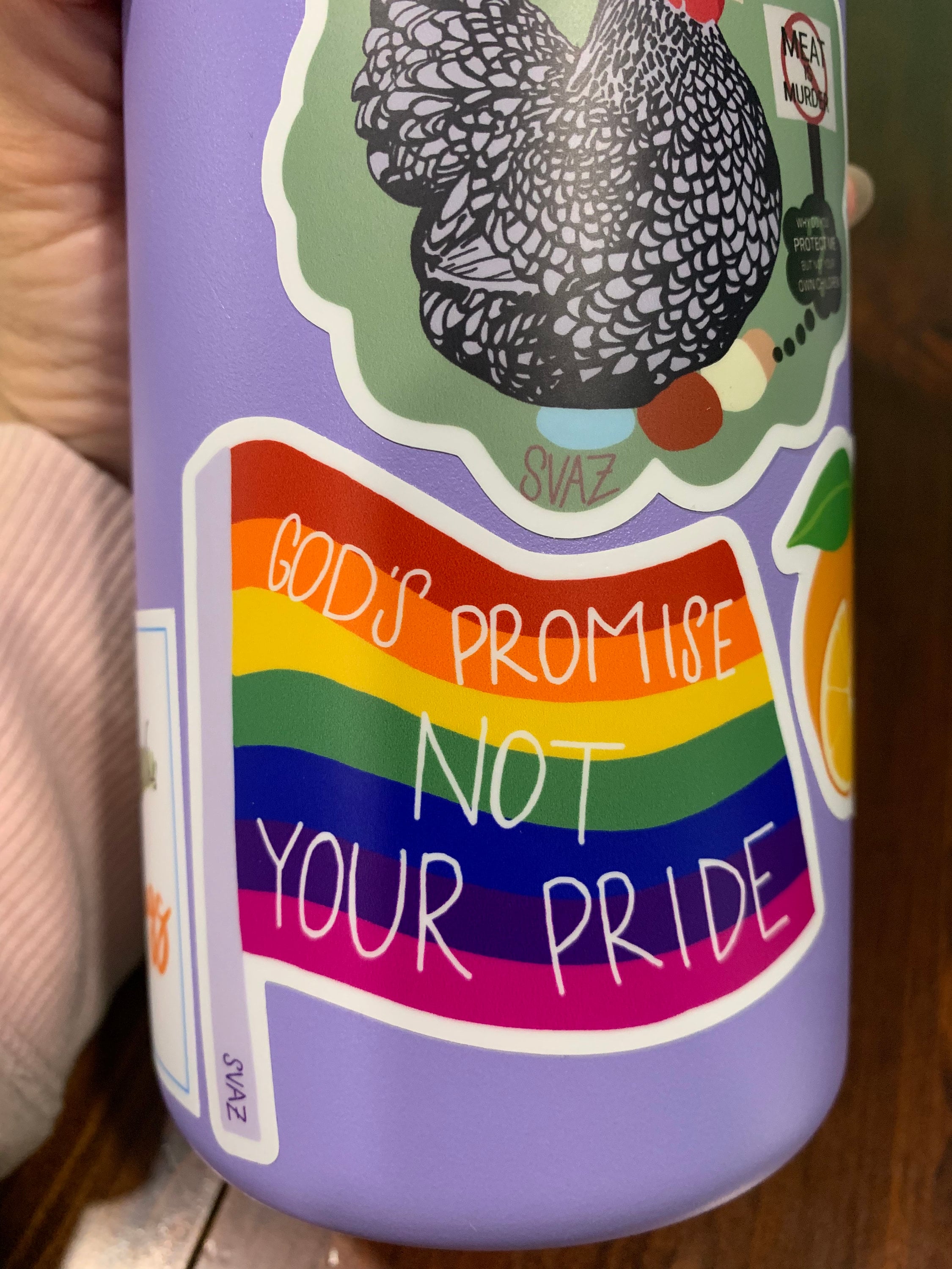 God’s Promise Not Your Pride Sticker - Etsy