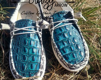 Turquoise Hey Dudes | Etsy