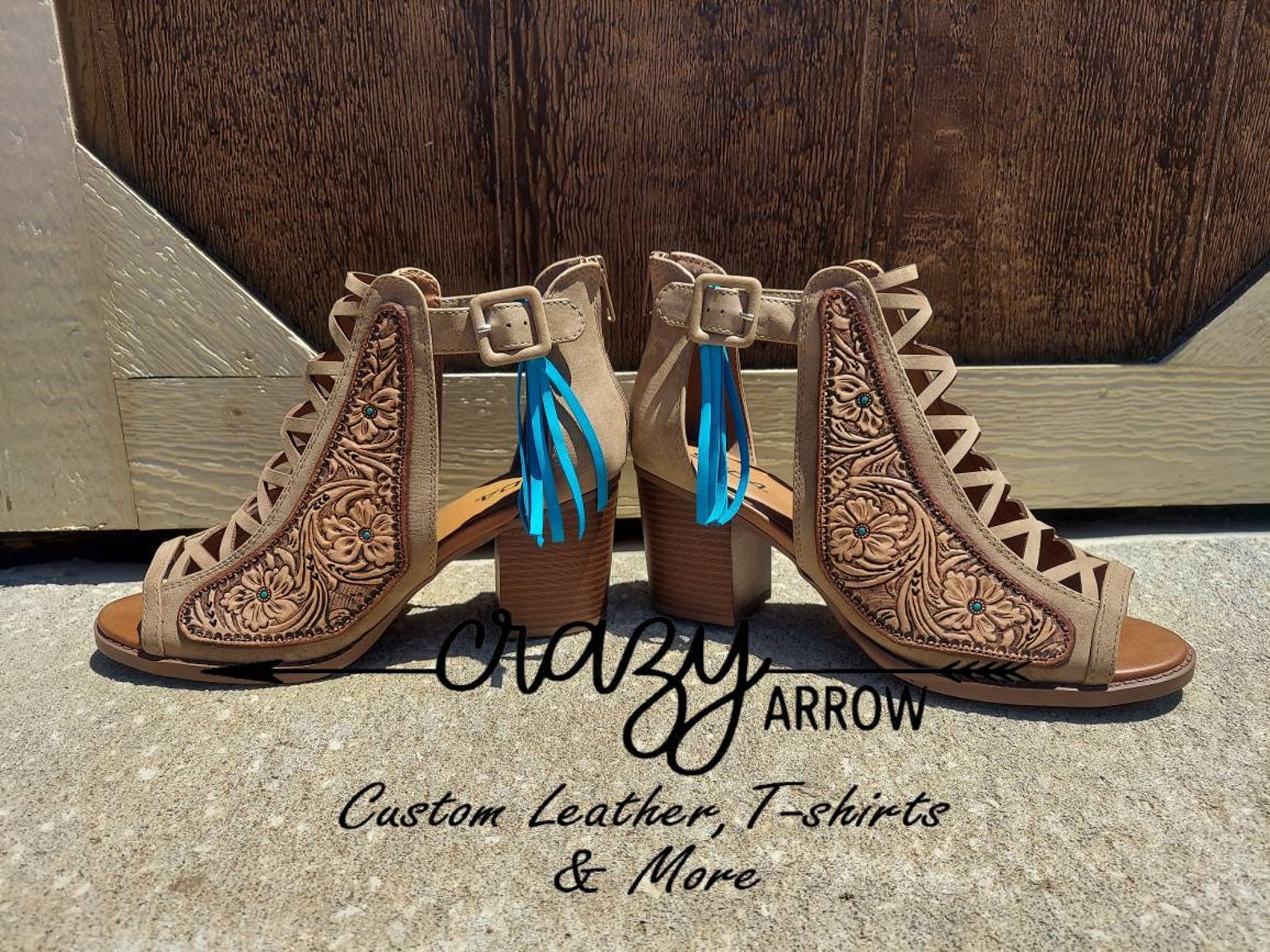 Hand Tooled High Heels - Etsy