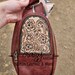 Tooled Leather Patch Sling Bag - Etsy
