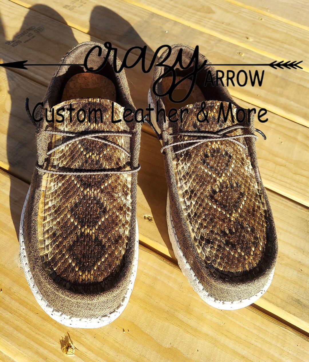 REAL Rattlesnake Custom Shoes Mens - Etsy