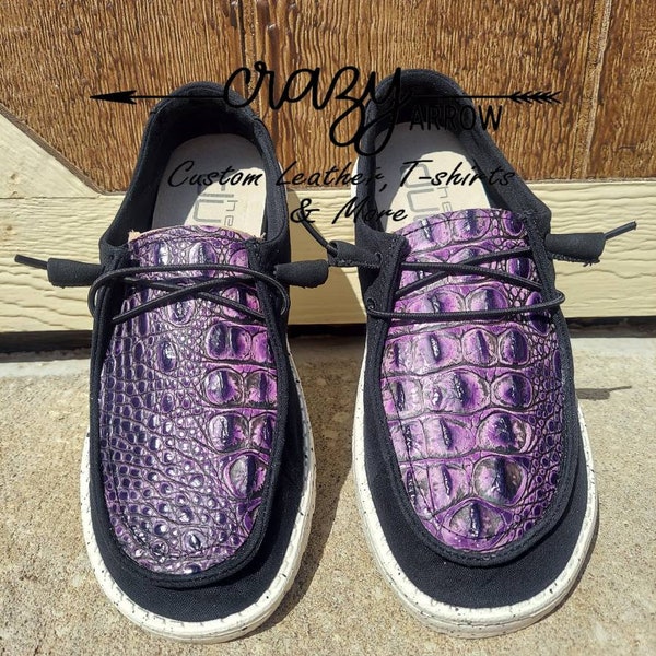 Custom Gator Hey Dudes - Etsy