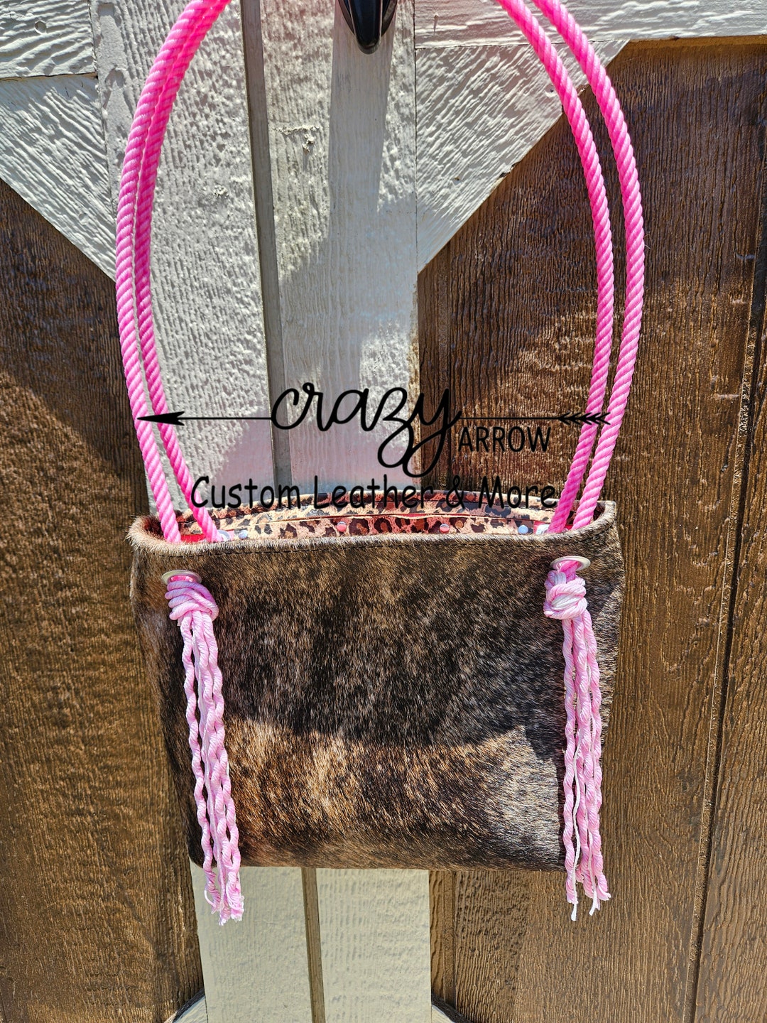 Cowhide Lariat Rope Purse - Etsy