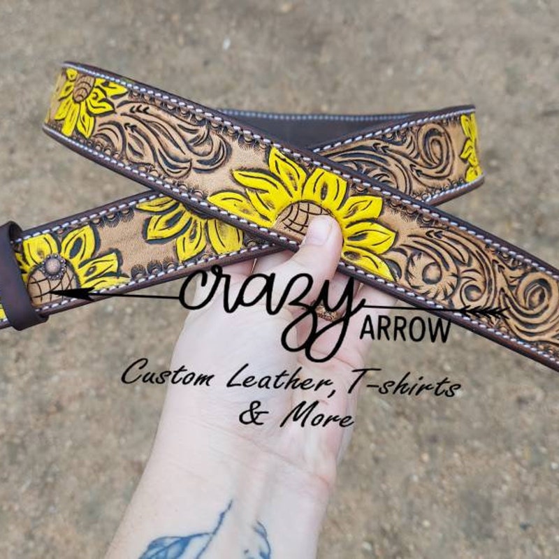 Sunflower Belt - Etsy