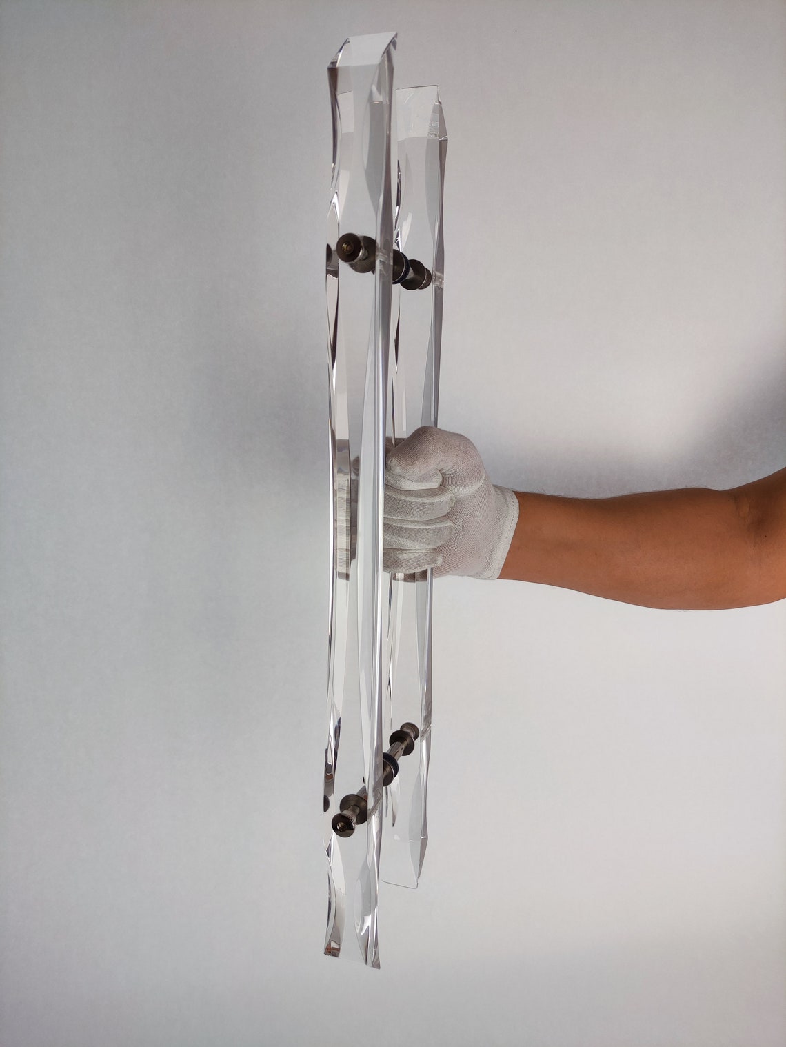 Lucite Door Handle Pair Acrylic Door Pulls - Etsy