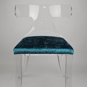 Acrylic Dining Chair/ Clear Lucite Chair - Etsy