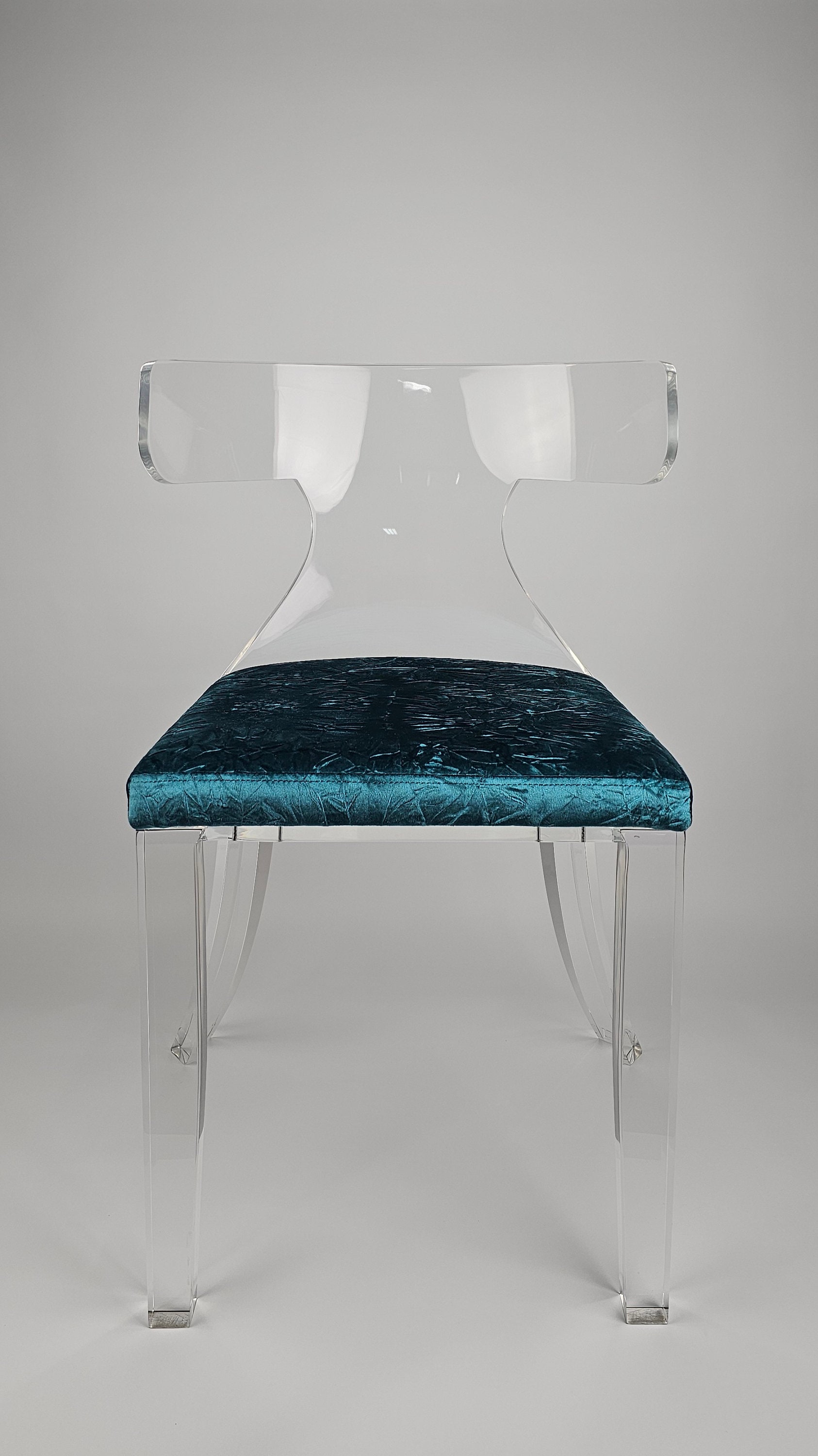 Acrylic Dining Chair/ Clear Lucite Chair - Etsy