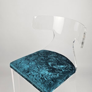 Acrylic Dining Chair/ Clear Lucite Chair - Etsy