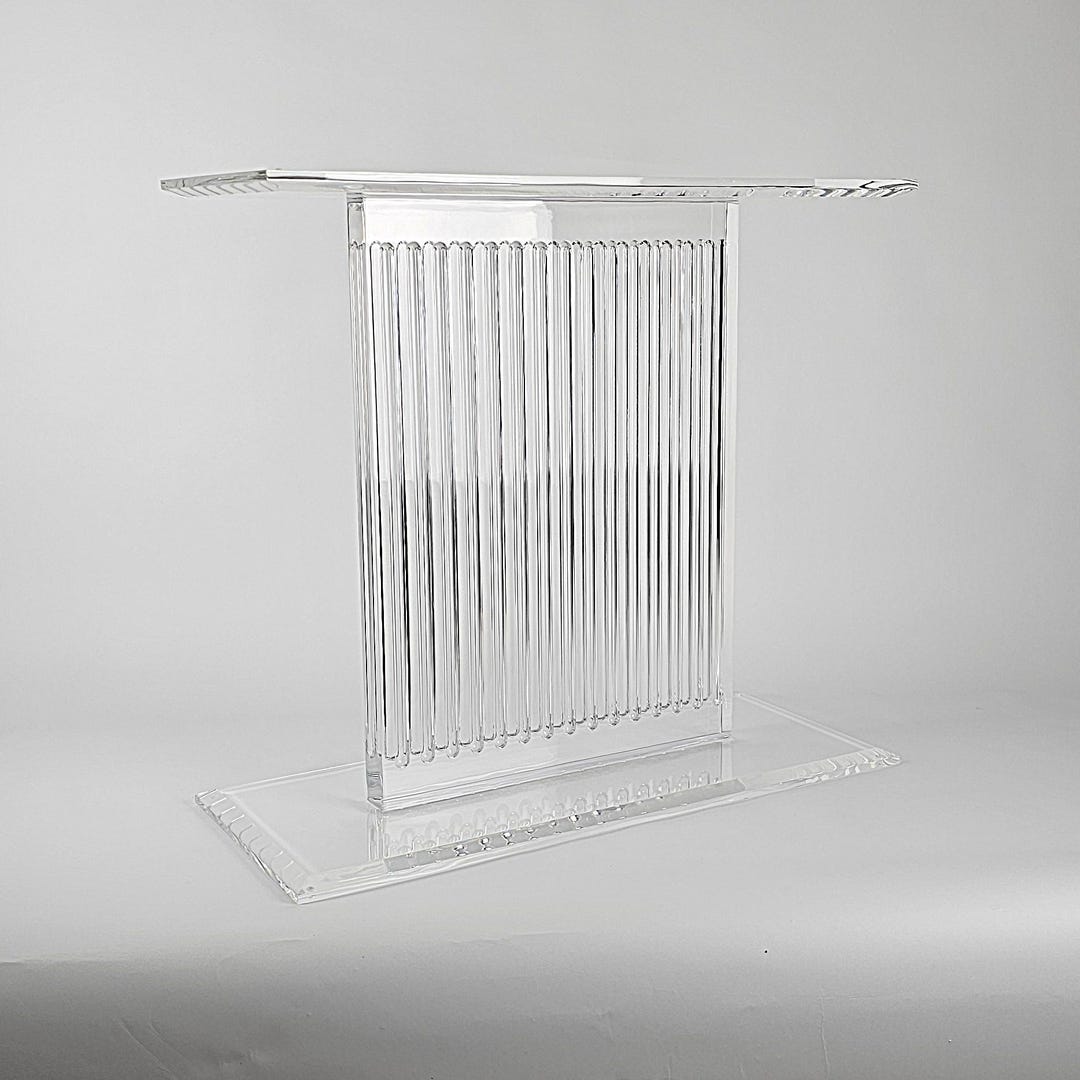 Acrylic Table Base for Glass Top, Dining Table Base, Acrylic Table Legs ...