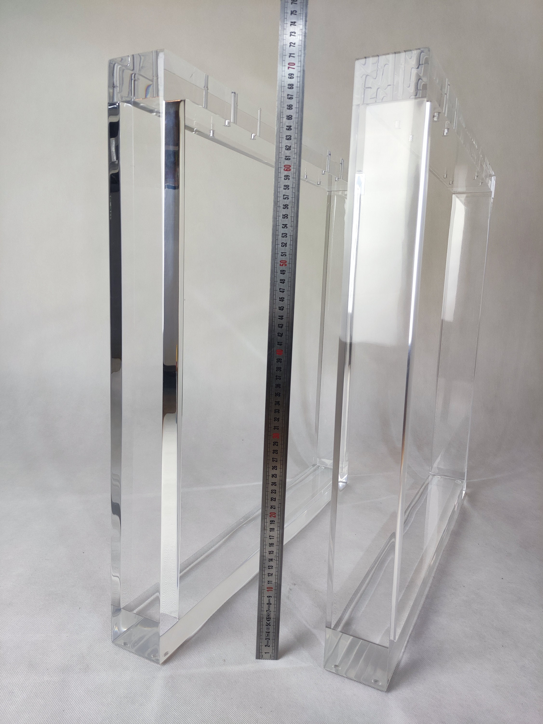 Acrylic Table Base Lucite Table Base Clear Table Base Acrylic Table ...