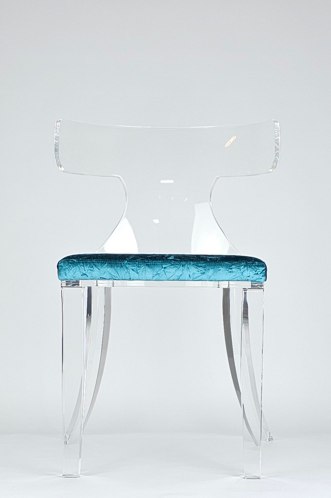 Acrylic Dining Chair/ Clear Lucite Chair - Etsy