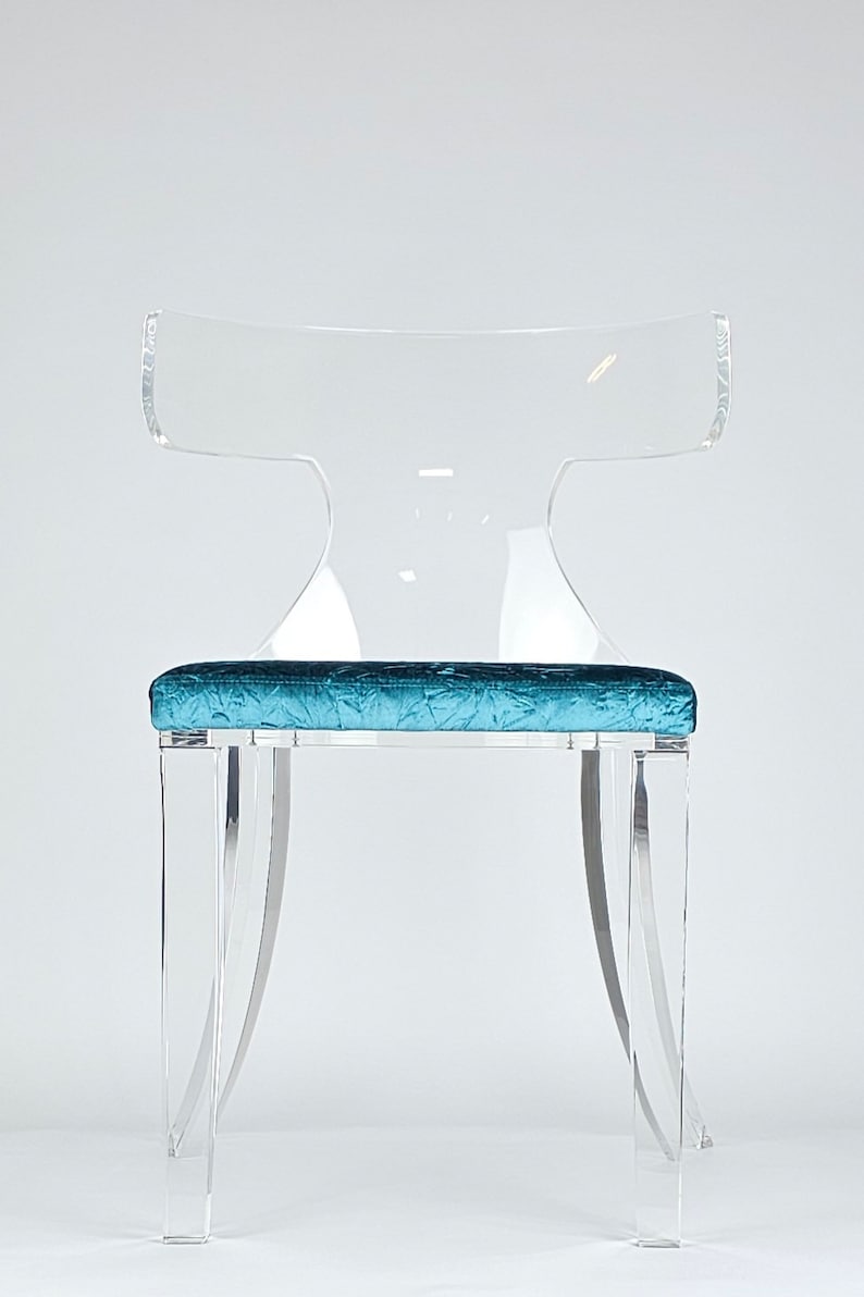 Acrylic Dining Chair/ Clear Lucite Chair - Etsy