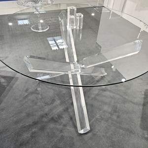 Dining Table Base / Base for Round Glass Top / Round Glass Table Base ...