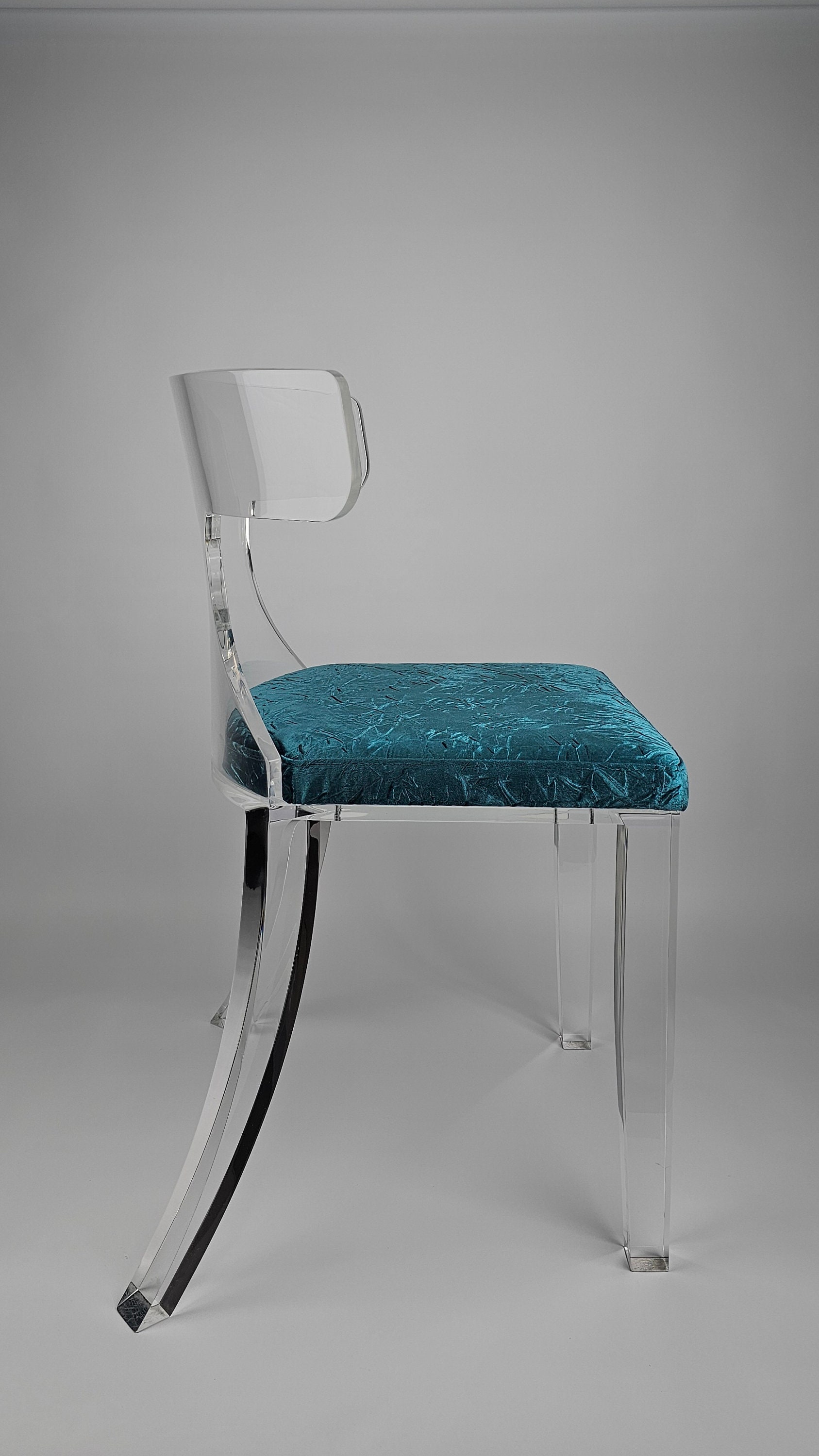 Acrylic Dining Chair/ Clear Lucite Chair - Etsy