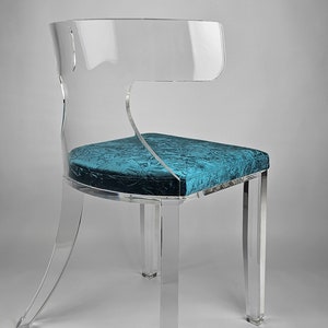 Acrylic Dining Chair/ Clear Lucite Chair - Etsy