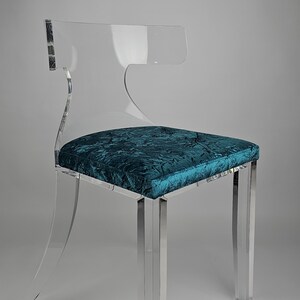 Acrylic Dining Chair/ Clear Lucite Chair - Etsy
