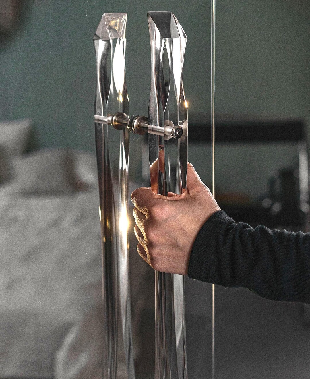 Acrylic Door Handle Pulls: Handmade Luxury Hardware - Etsy