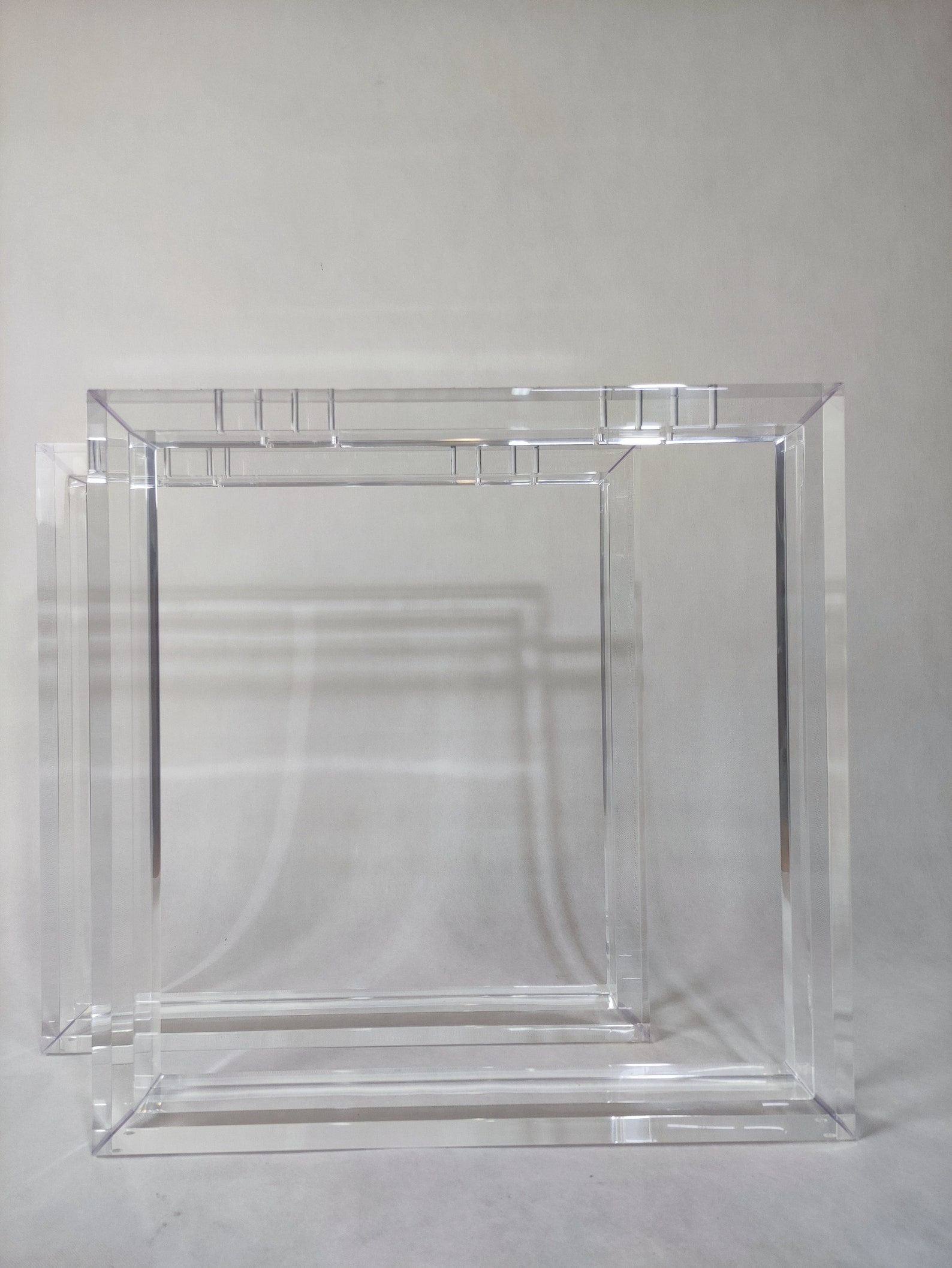 Acrylic Table Legs, Base Height 28 Width 20 and 28, Set2 - Etsy